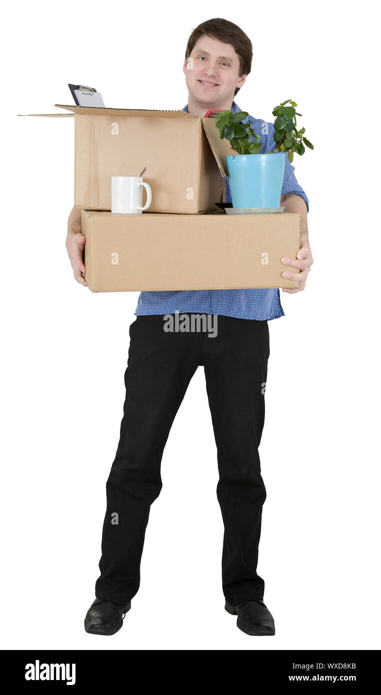 Man moves Cut Out Stock Images & Pictures - Alamy