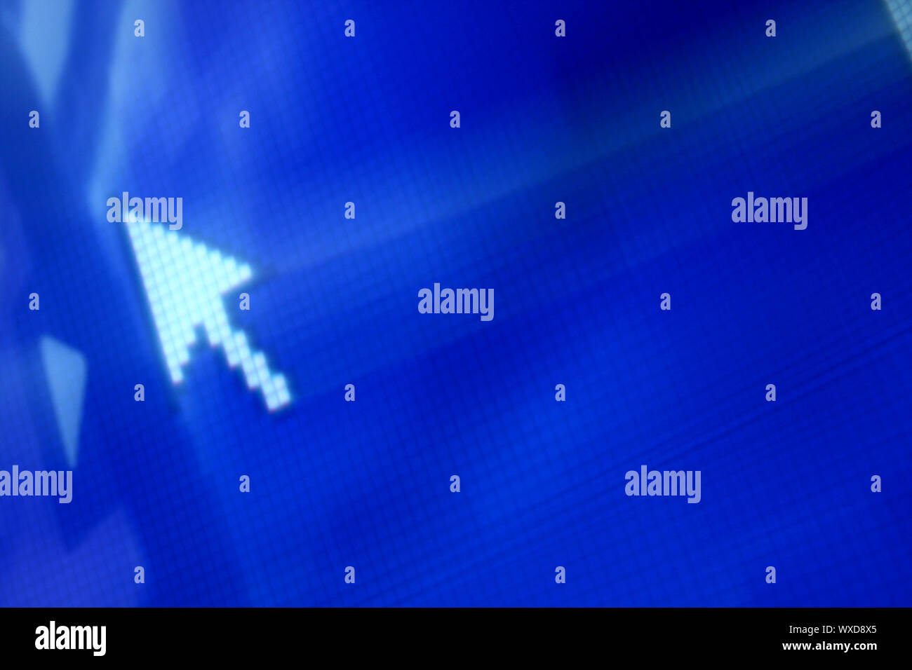 cursor arrow in move abstract background Stock Photo - Alamy