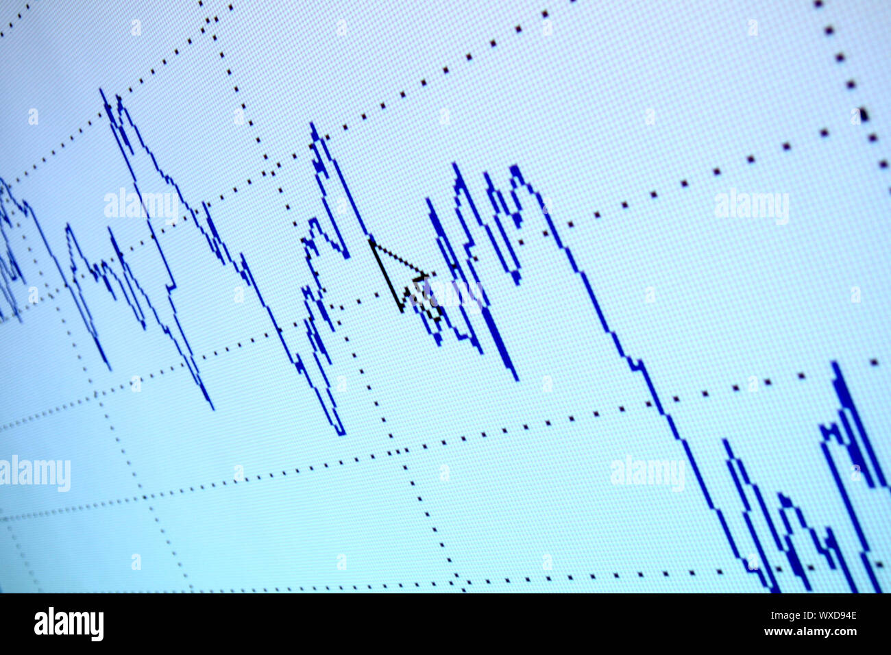 financial graph of investment growth Stock Photo - Alamy