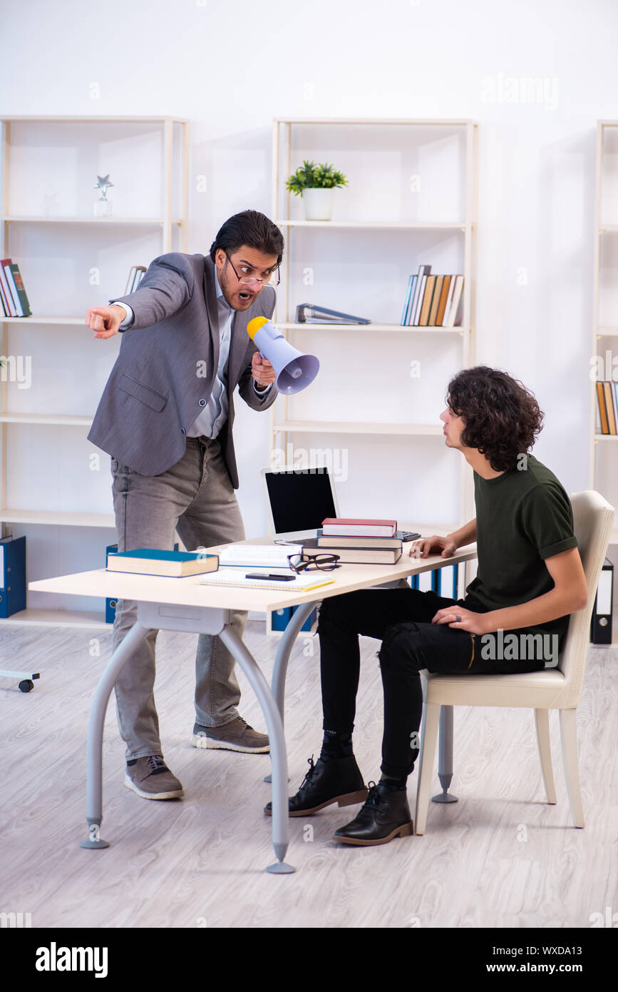 Pupil Shouting At Teacher High Resolution Stock Photography and Images ...