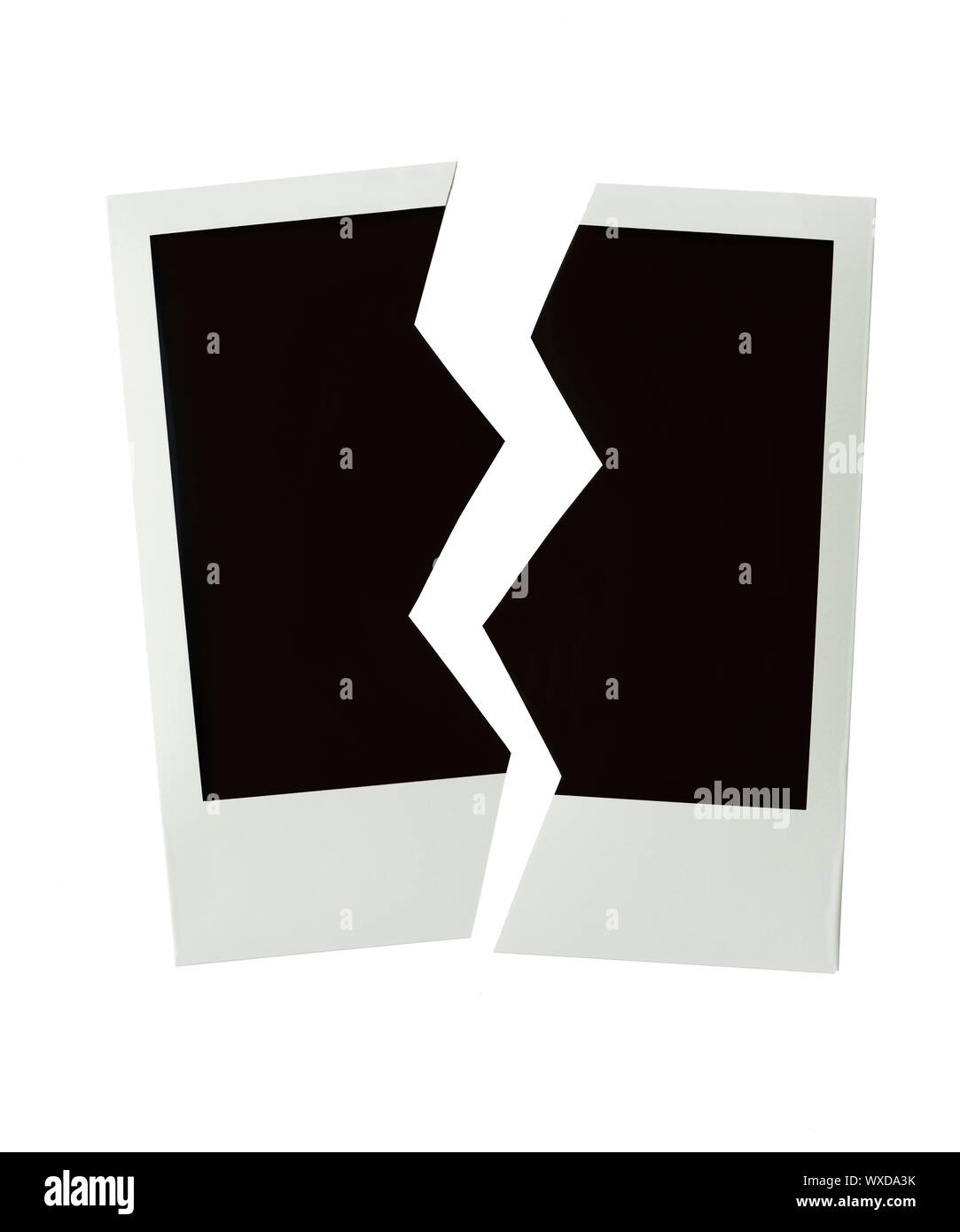 Broken picture frame white background Cut Out Stock Images & Pictures ...