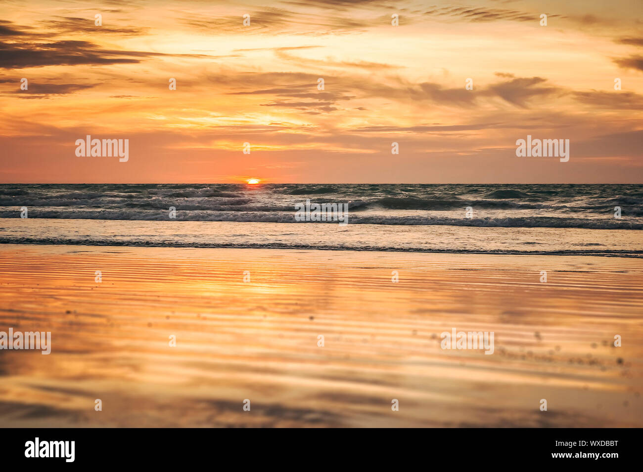 An image of the nice sunset background Stock Photo - Alamy