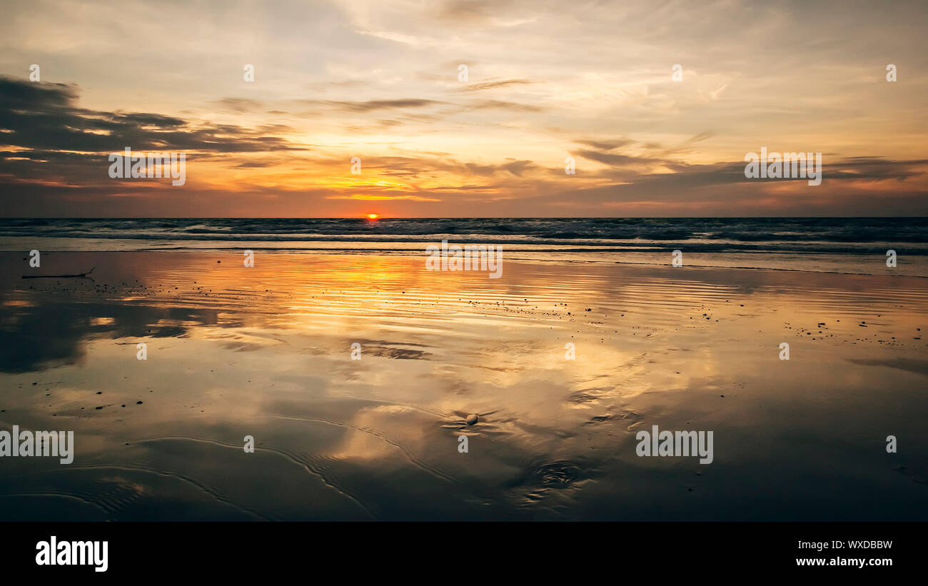 An image of the nice sunset background Stock Photo - Alamy