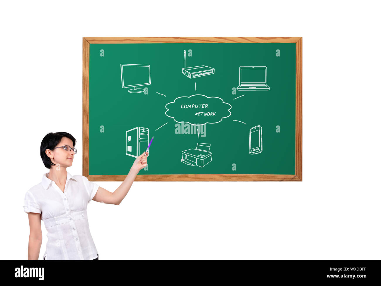 Human computer interaction image Cut Out Stock Images & Pictures - Alamy