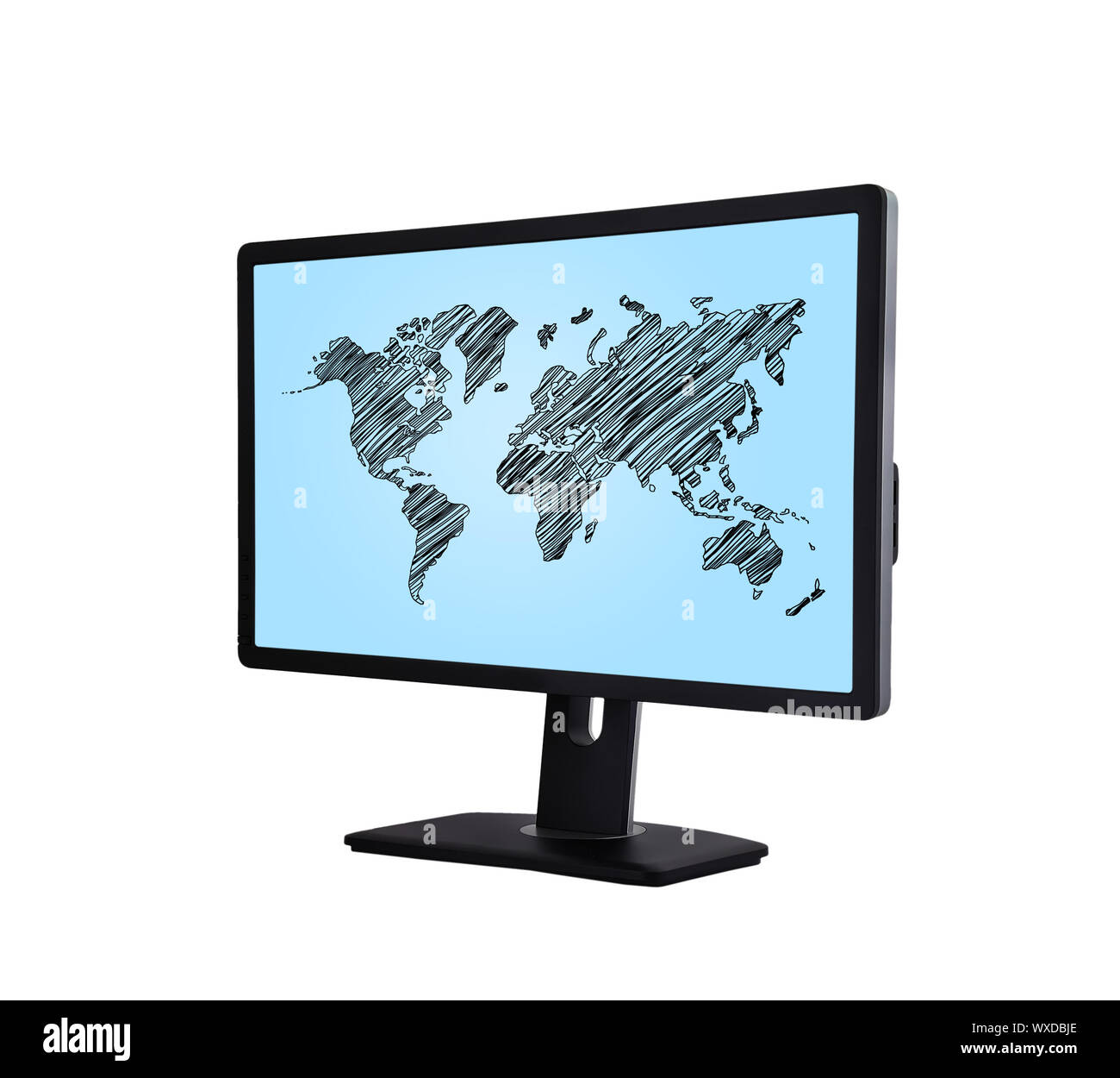 Map design computer desktop hi-res stock photography and images - Alamy