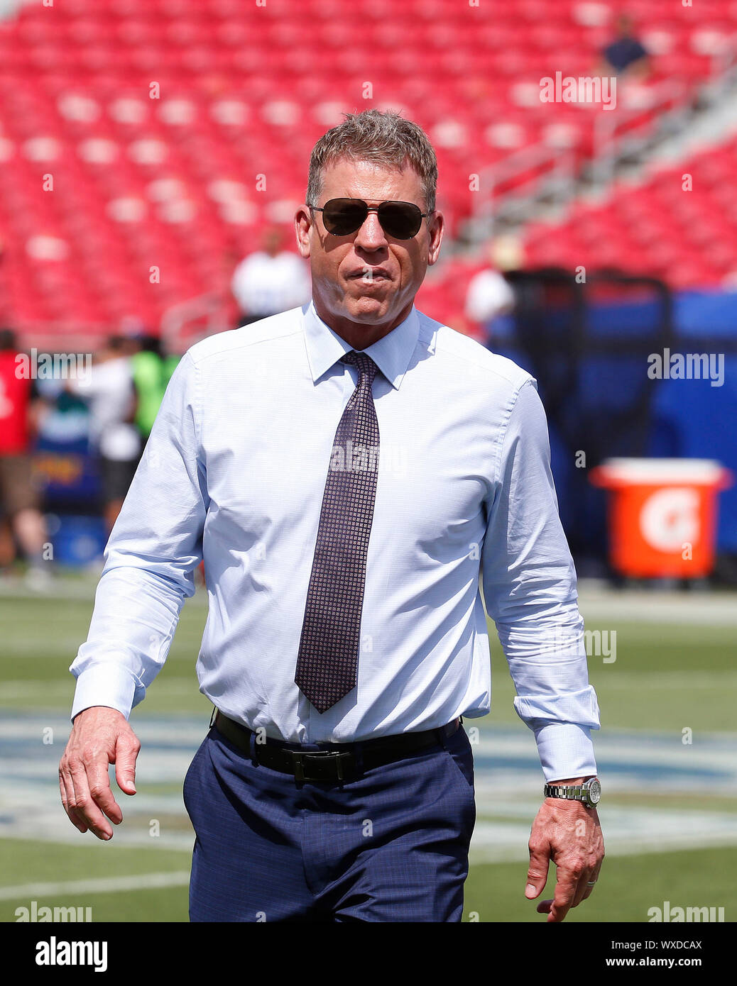 September 15, 2019 Former Dallas Cowboys quarterback Troy Aikman in ...