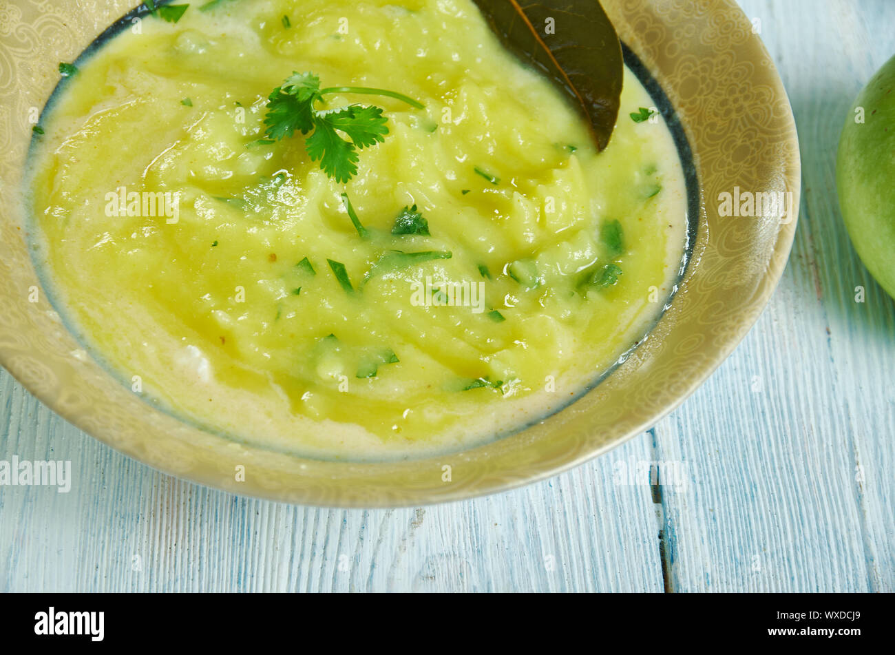 Maharashtrian Bhakri Thecha Pitla Stock Photo - Alamy