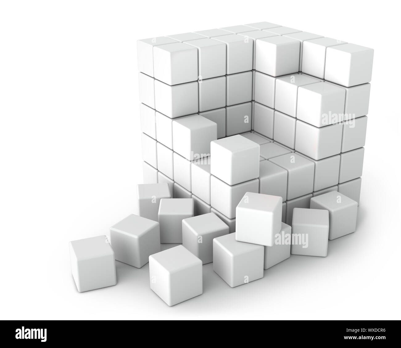Small big cube Cut Out Stock Images & Pictures - Alamy