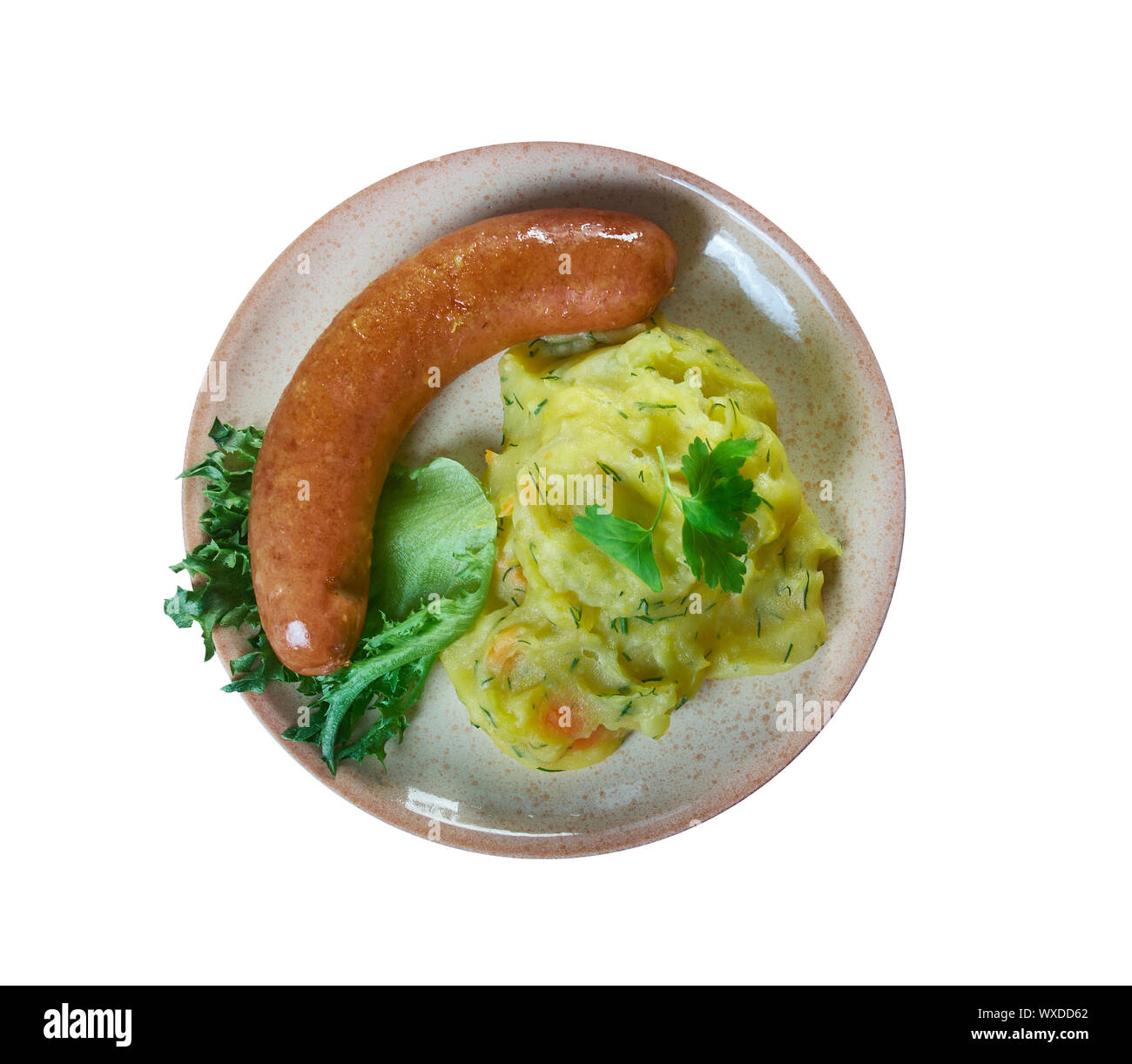 Stoemp potato sausage hi-res stock photography and images - Alamy