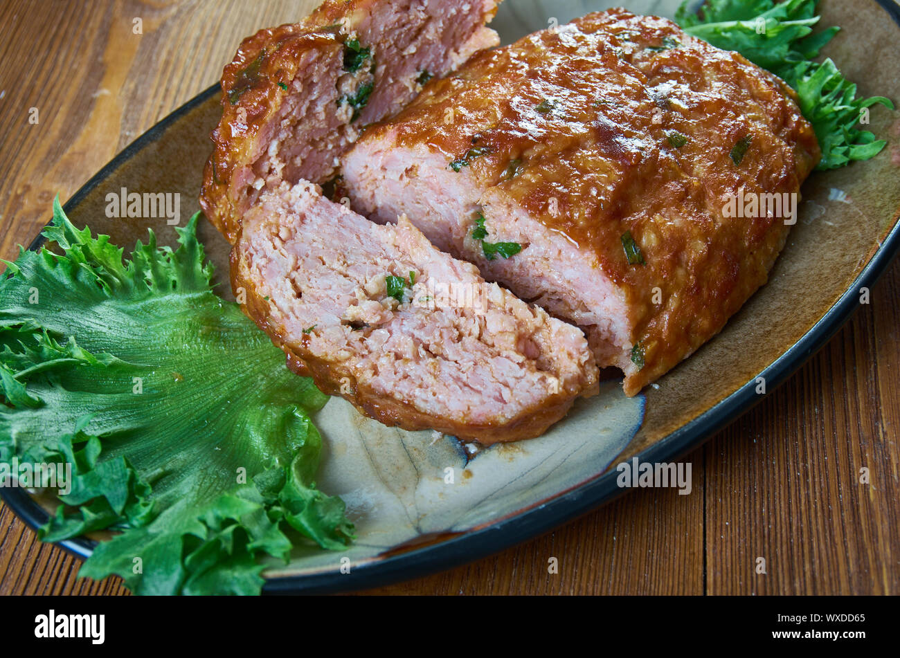 Sliced meatloaf hi-res stock photography and images - Alamy