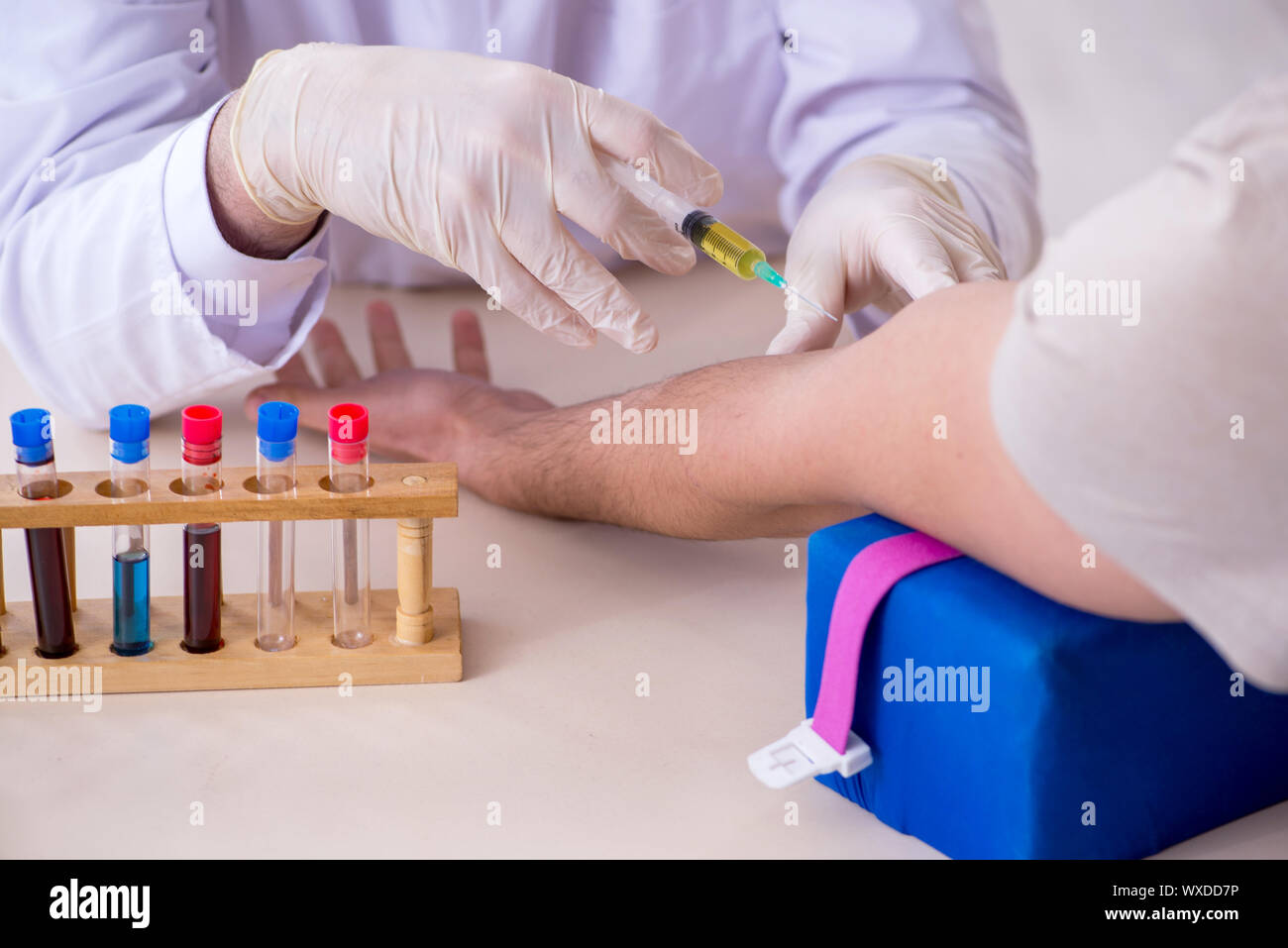 Blood transfusion giving during hi-res stock photography and images - Alamy