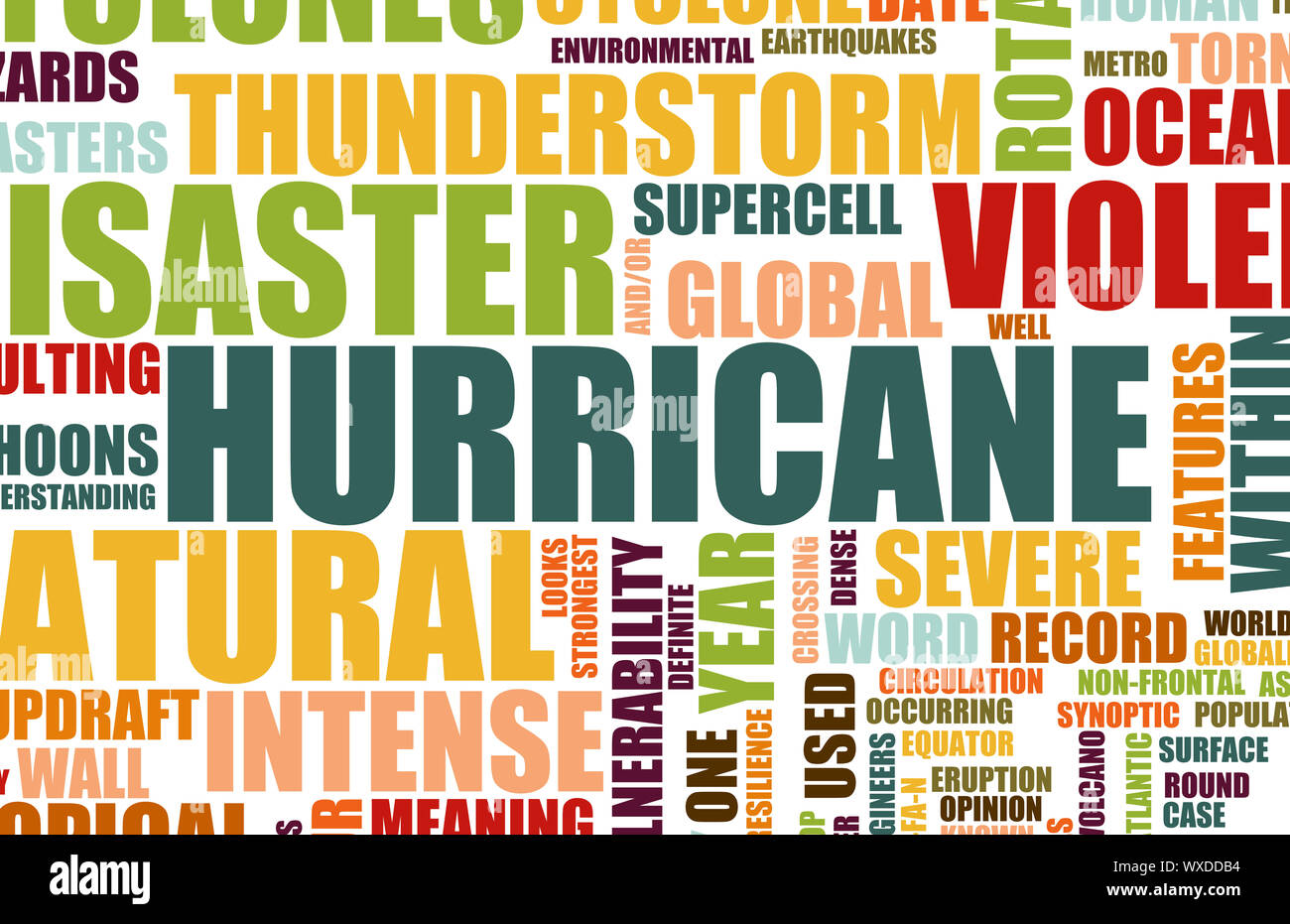 Hurricane Natural Disaster as a Art Background Stock Photo - Alamy