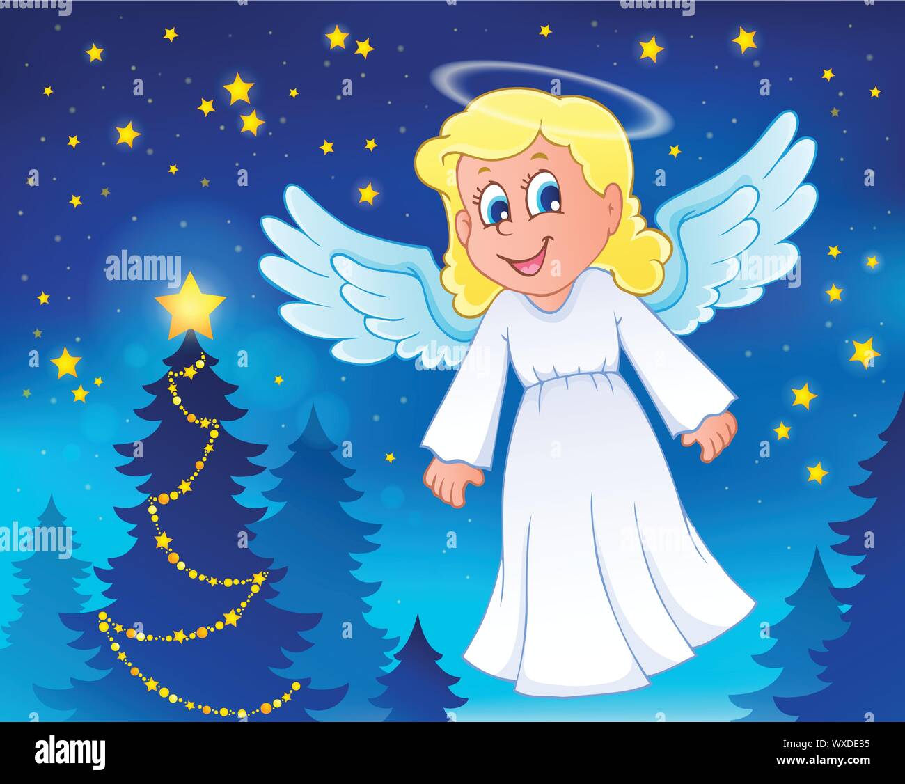 Angel theme image 5 Stock Vector Image & Art - Alamy