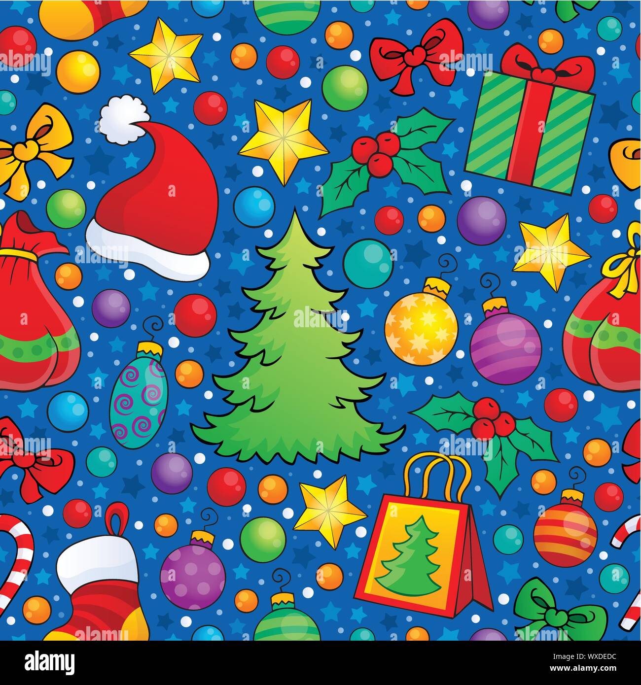 Christmas seamless background 3 Stock Vector Image & Art - Alamy