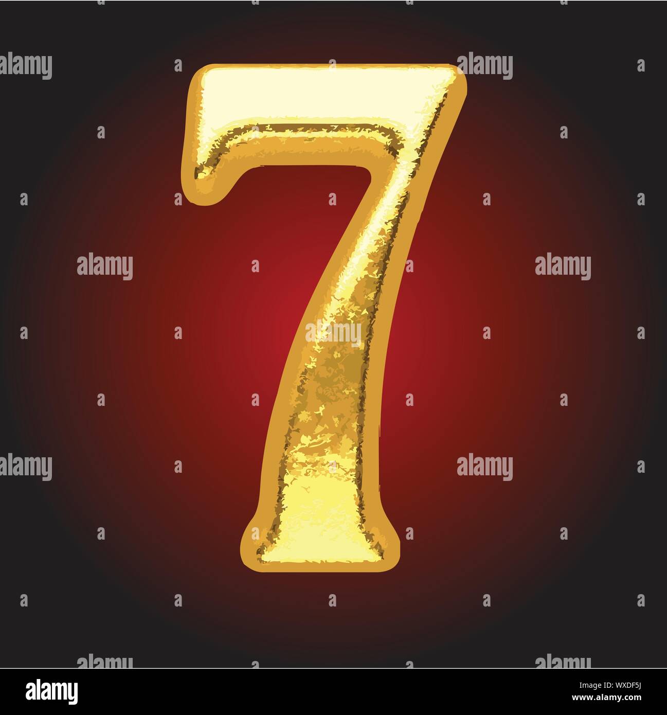 Vector golden letter on red Stock Vector Image & Art - Alamy