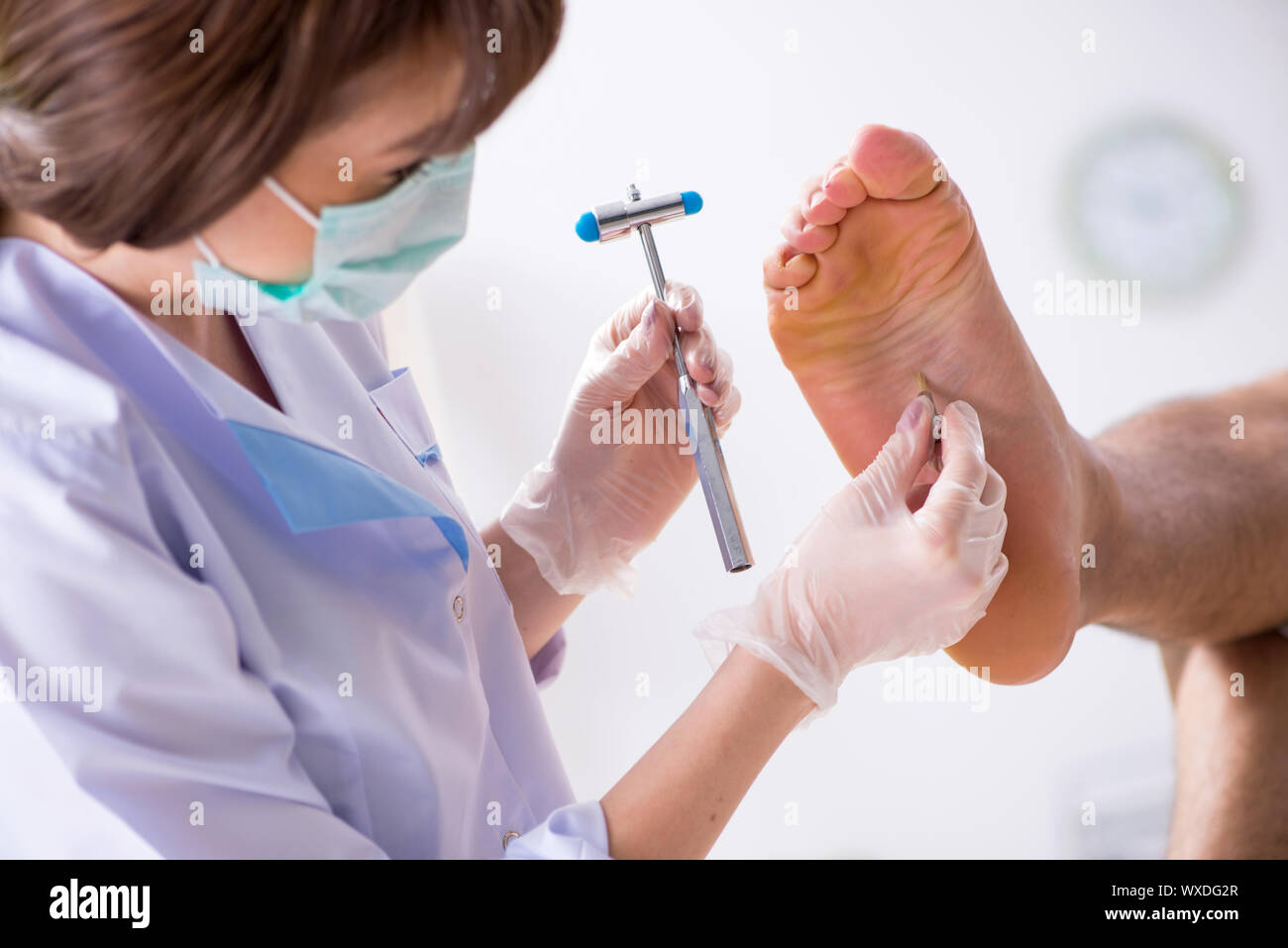 Podiatrist procedure hi-res stock photography and images - Alamy