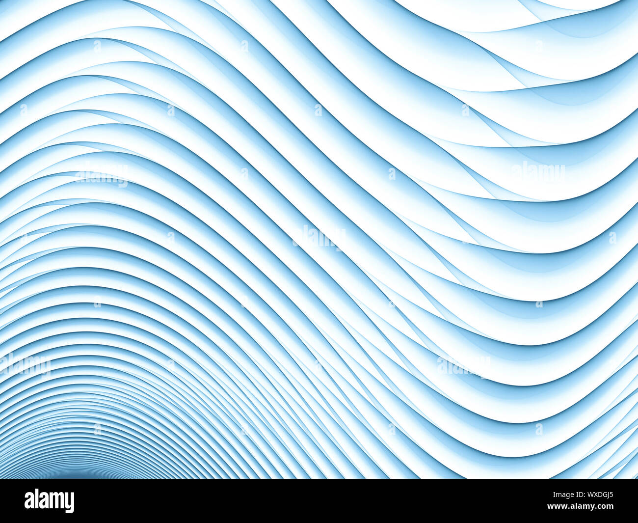 Abstract design made of wavy textures on the subject of technology and ...