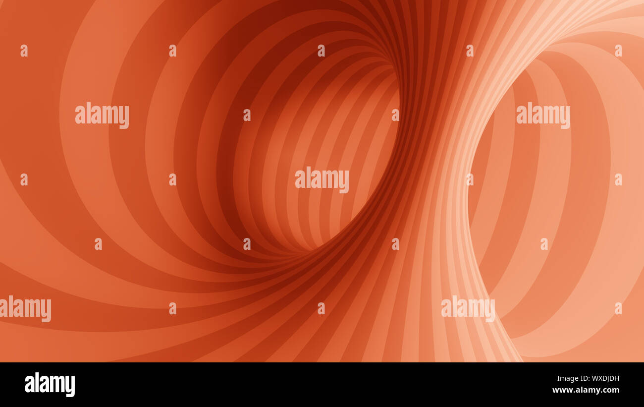 optical illusion red tunnel Stock Photo - Alamy