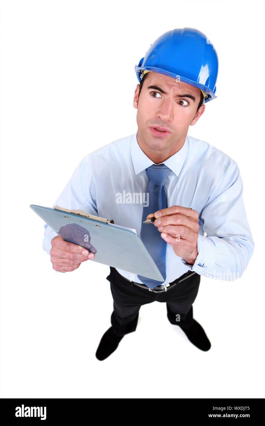 shocked businessman taking notes Stock Photo - Alamy