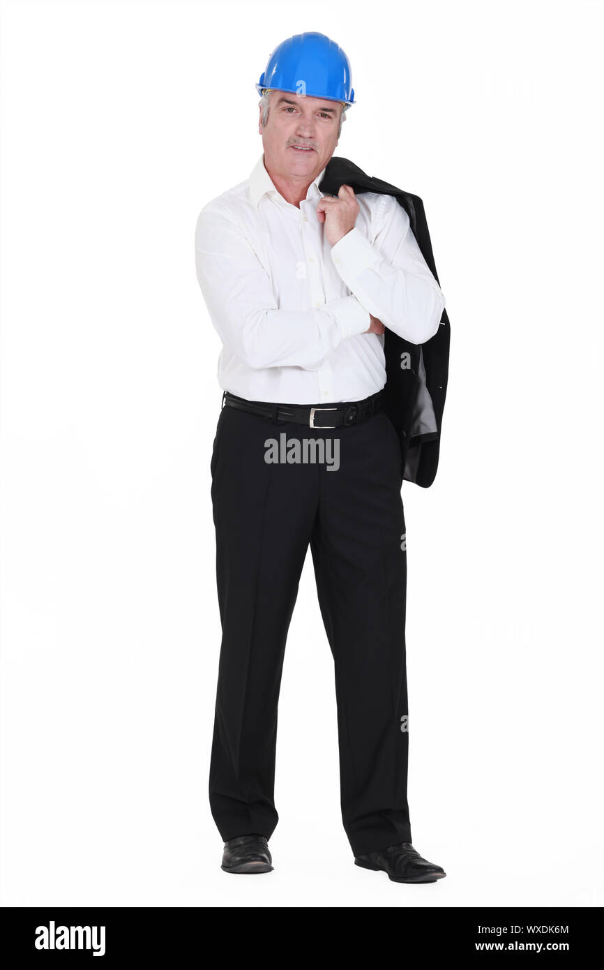 Man jacket slung over shoulder hi-res stock photography and images - Alamy