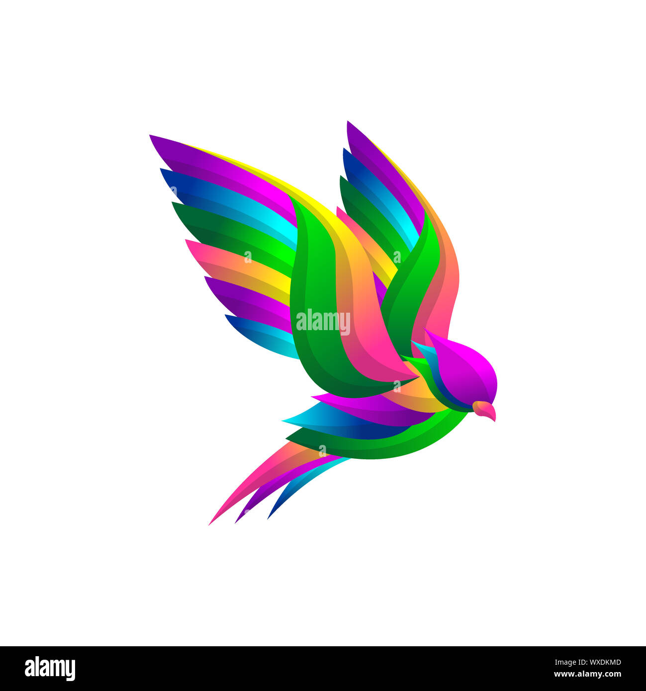 Bird logo hi-res stock photography and images - Alamy