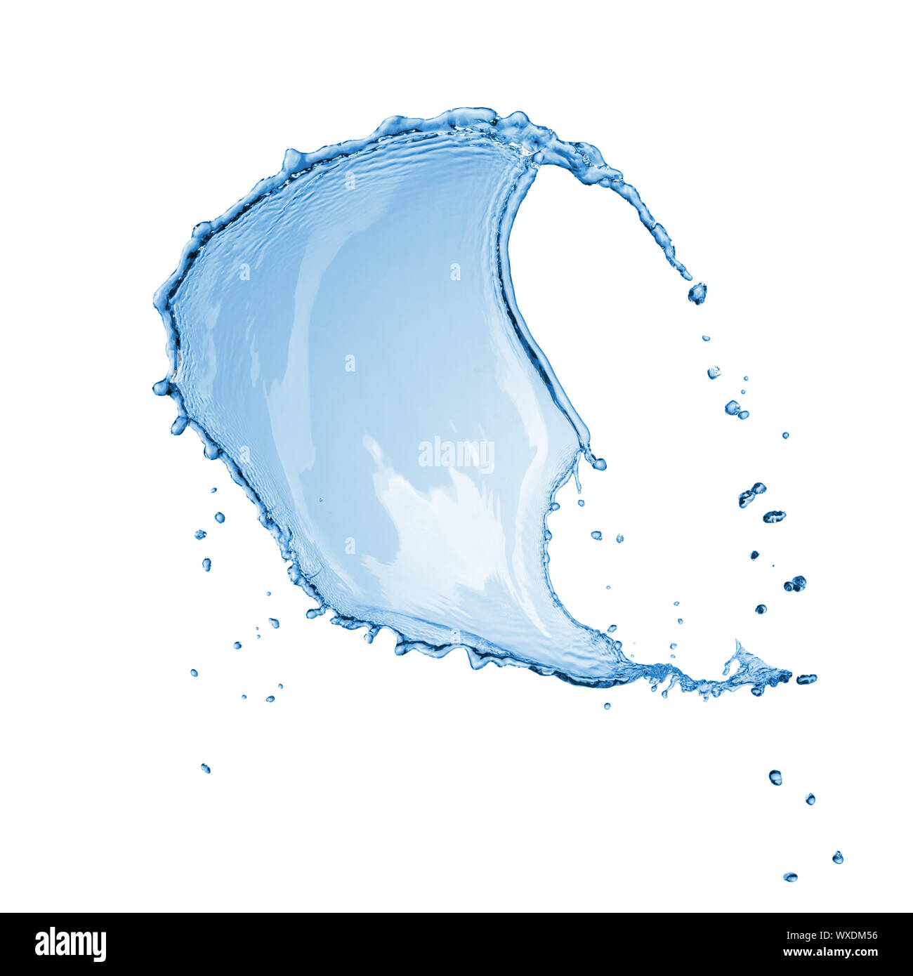 water splash isolated on white Stock Photo - Alamy