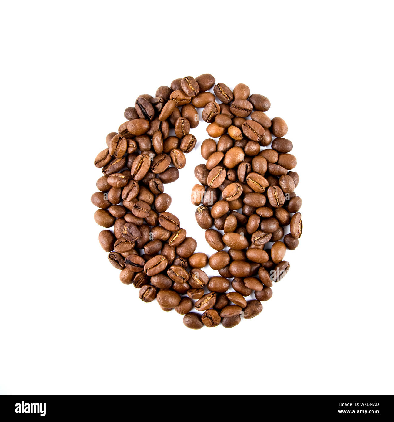 Coffee bean outline Cut Out Stock Images & Pictures - Alamy