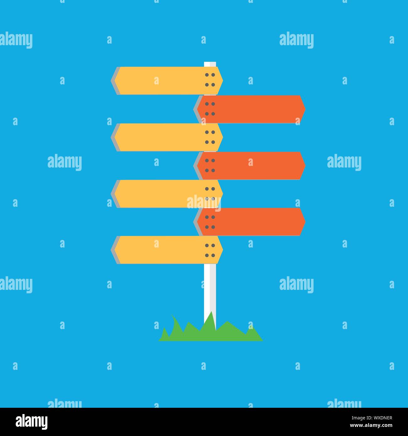 Color Direction Signs Stock Vector Image Art Alamy color-direction-signs-stock-vector-image-art-alamy