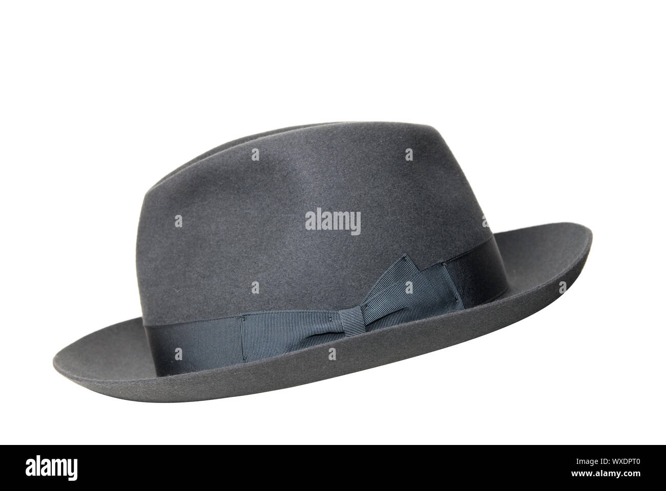 retro black hat isolated on white Stock Photo - Alamy