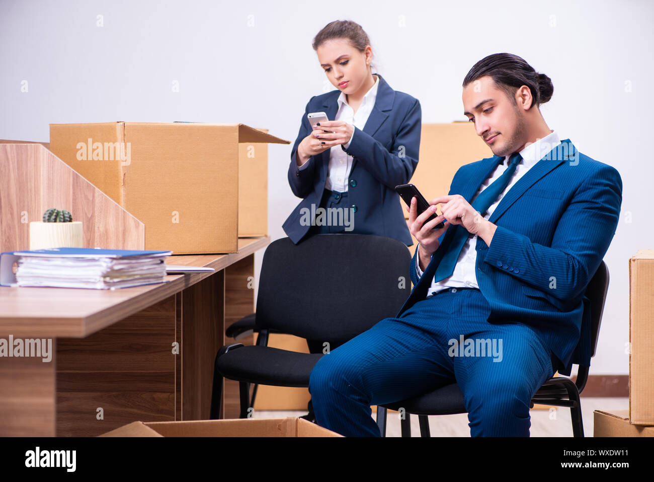 Manager firing employees hi-res stock photography and images - Alamy