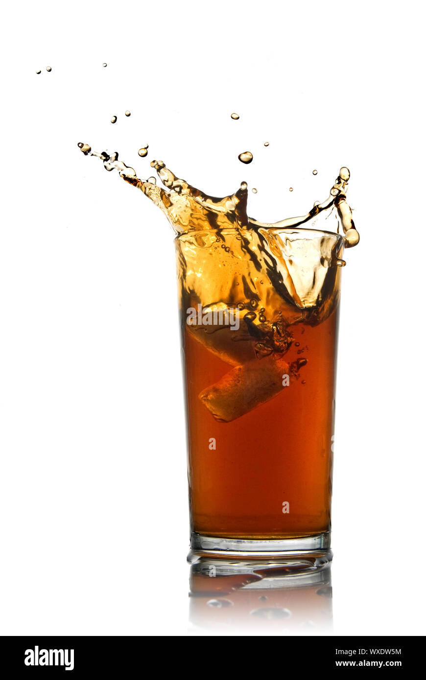 splash of cola isolated on white Stock Photo - Alamy