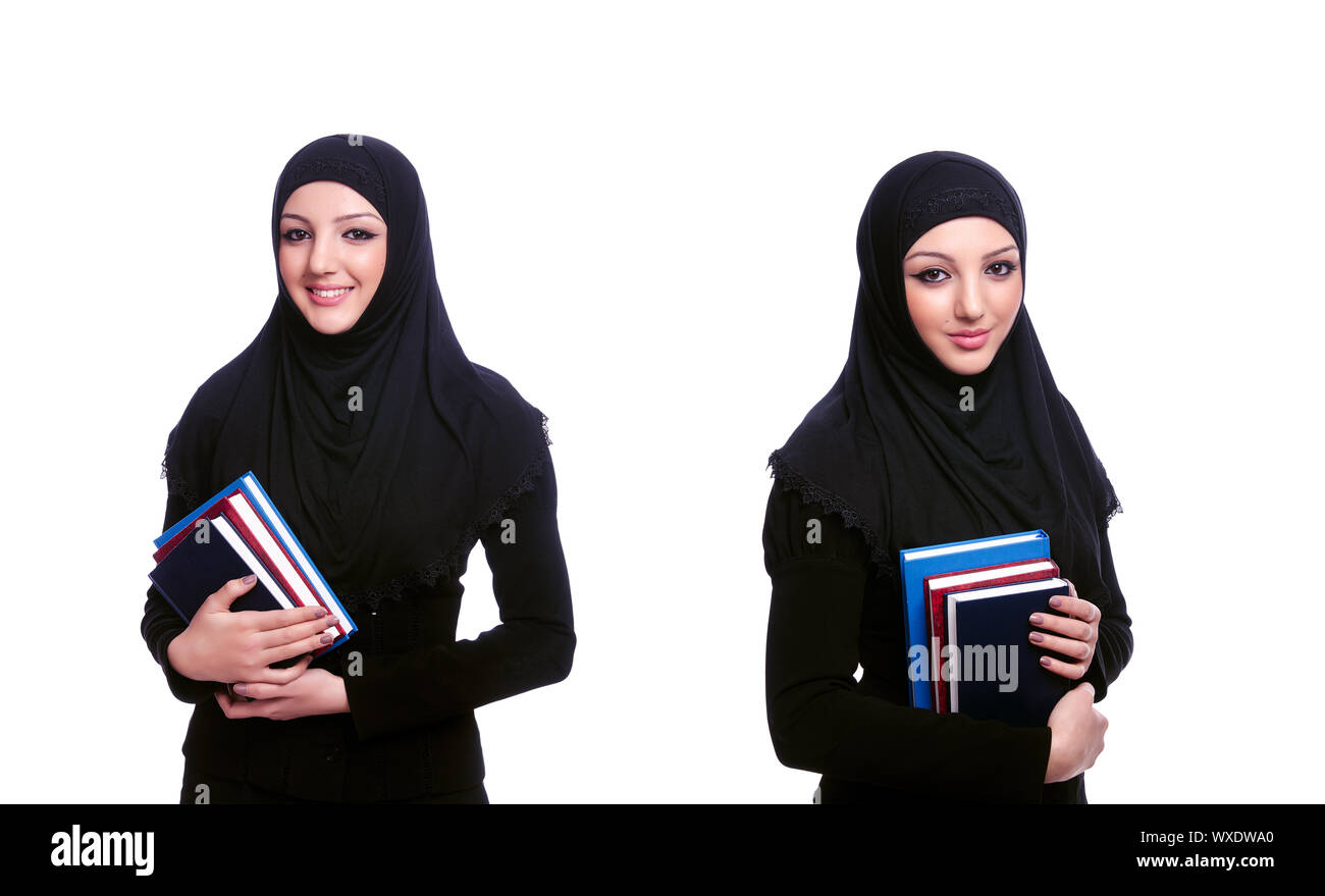 Young girl praying muslim Cut Out Stock Images & Pictures - Alamy