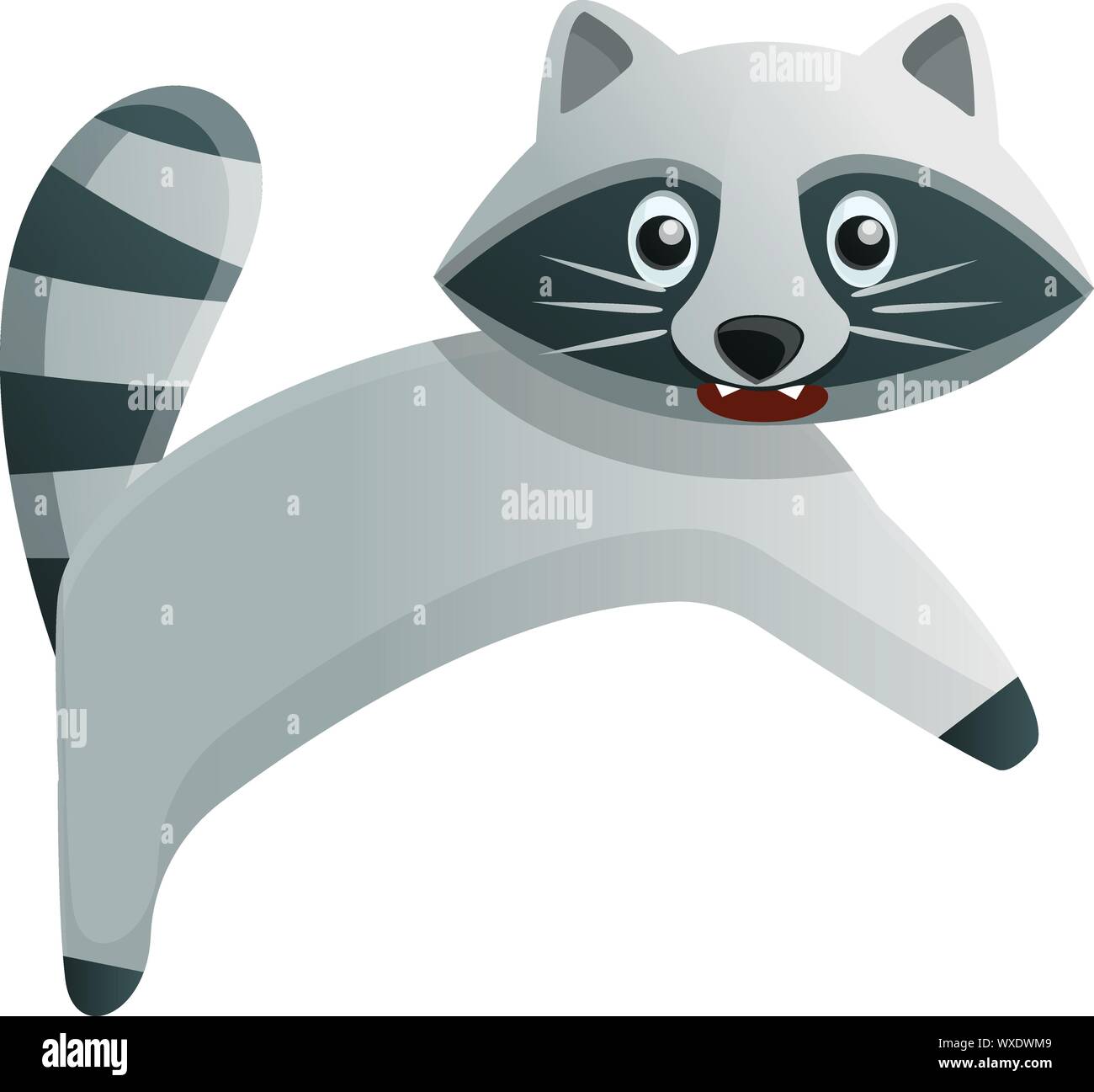 Angry raccoon icon. Cartoon of angry raccoon vector icon for web design ...