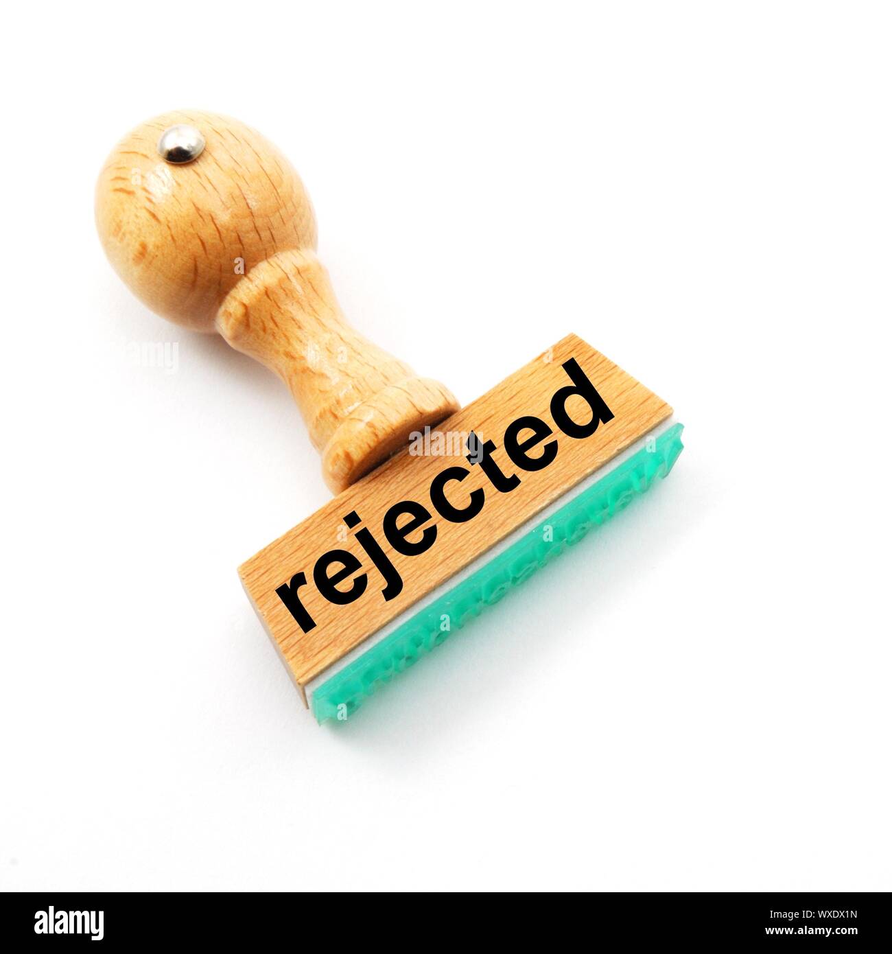 rejected concept with stamp in business office showing rejection ...