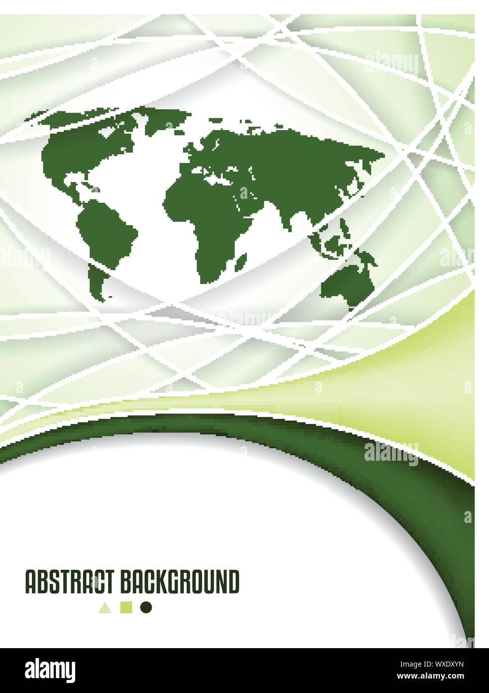 Company brochure design with world map Stock Vector Image & Art - Alamy