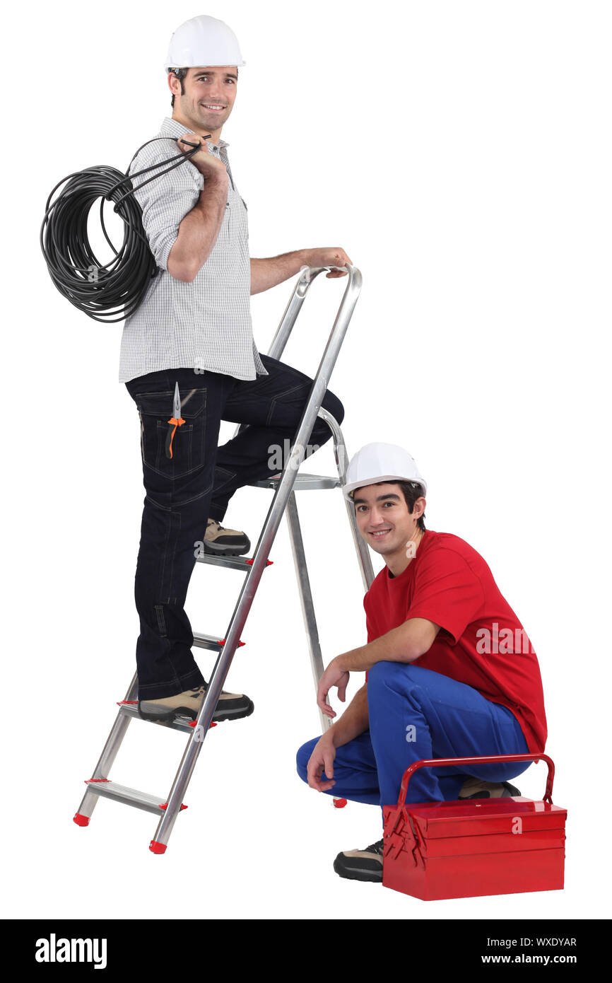 Electricians in training hi-res stock photography and images - Alamy