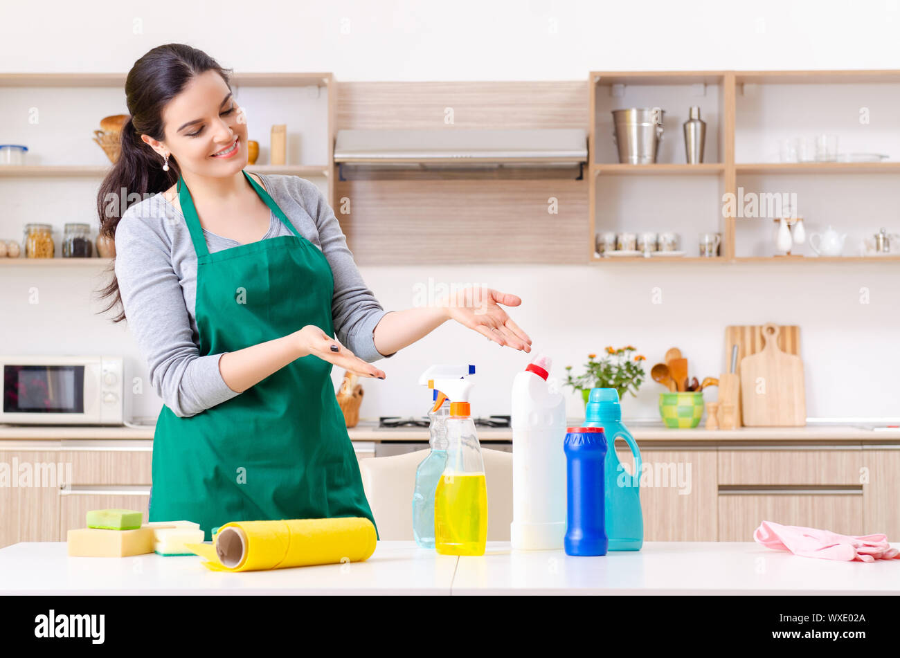 Housewife presenting hi-res stock photography and images - Alamy