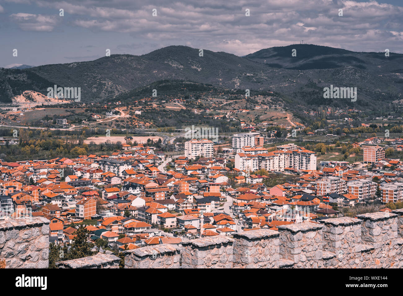 View of the Ohrid town Stock Photo - Alamy