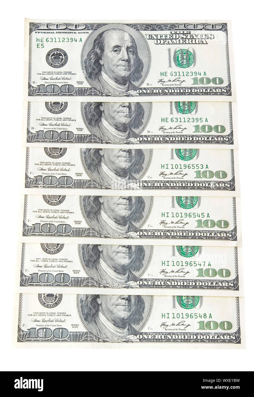 Money on the white background Stock Photo - Alamy