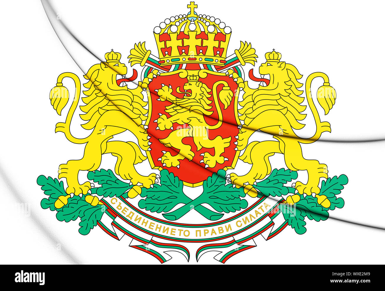 3D Bulgaria Coat of Arms. 3D Illustration Stock Photo - Alamy