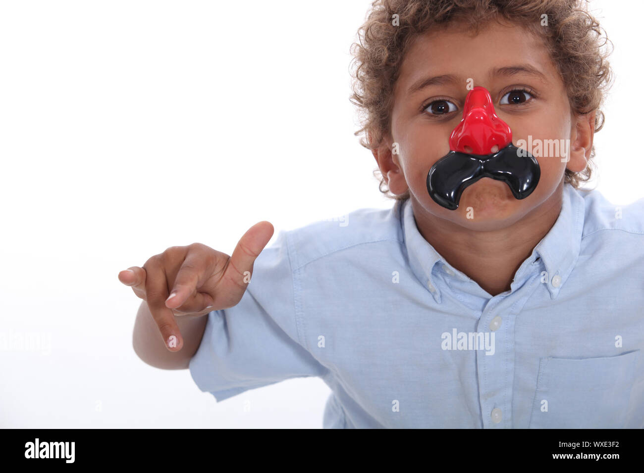 Clown mask child hi-res stock photography and images - Alamy