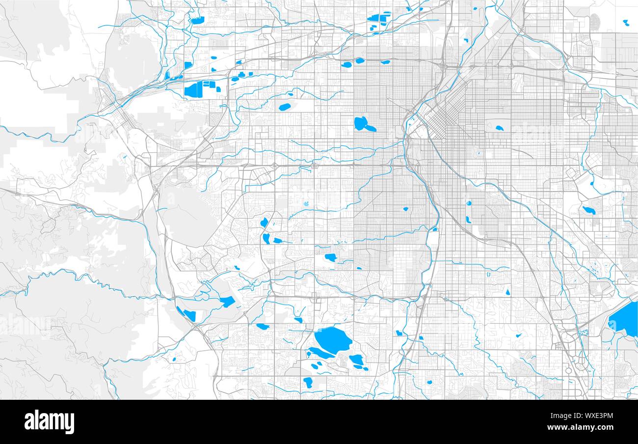 Rich detailed vector area map of Lakewood, Colorado, USA. Map template ...
