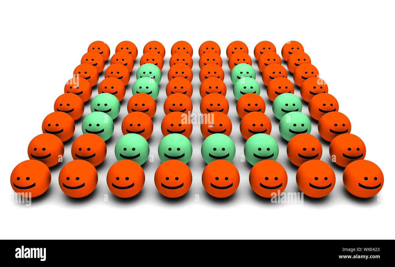 Row of faces abstract hi-res stock photography and images - Alamy