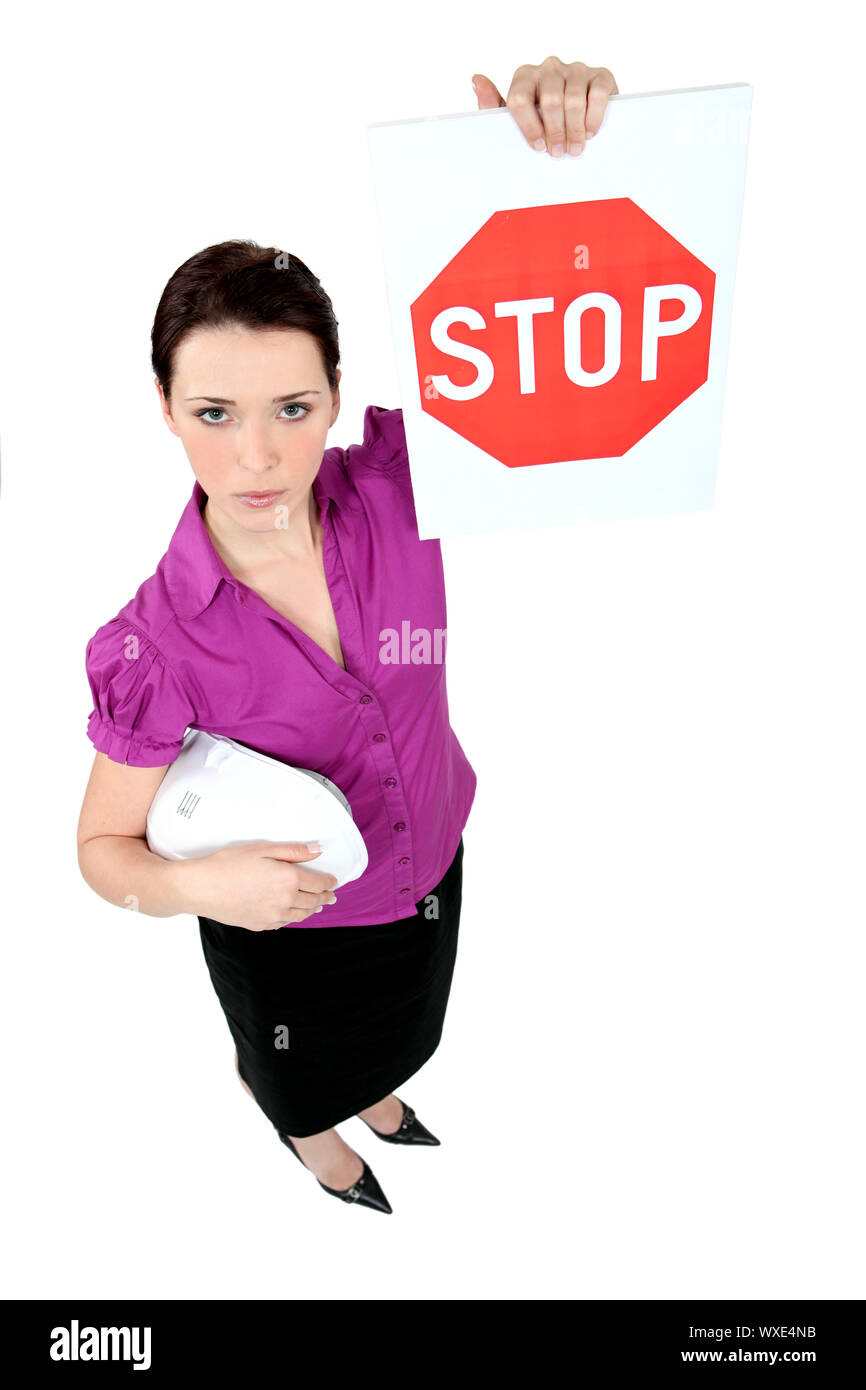 Official stop sign Cut Out Stock Images & Pictures - Alamy