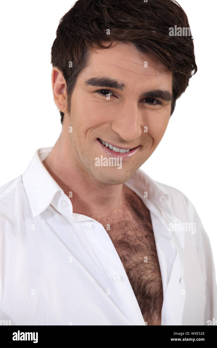 Chest Hairy Portrait High Resolution Stock Photography and Images - Alamy