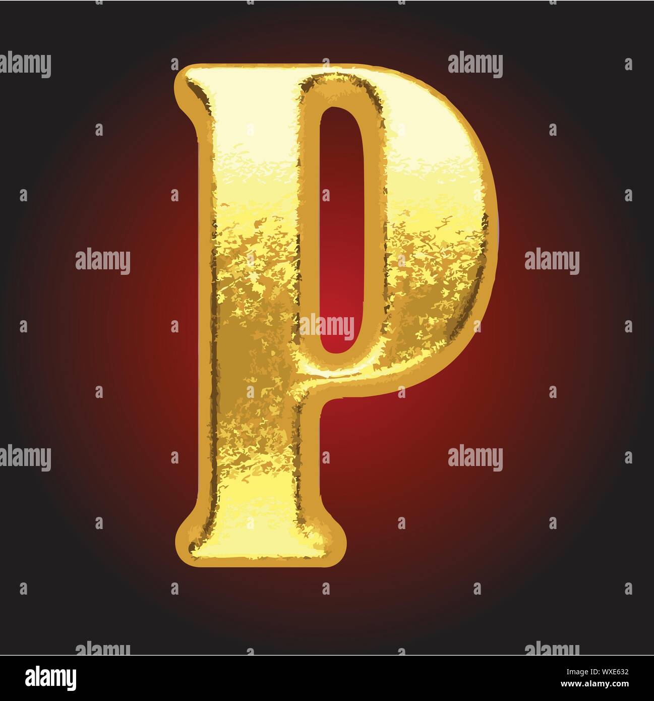 Decorative letter p hi-res stock photography and images - Alamy