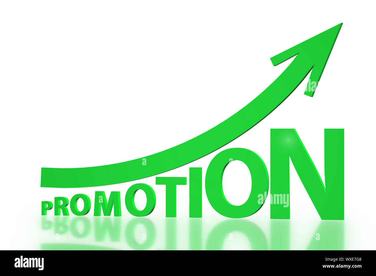 Concept of promotion - 3d rendering Stock Photo - Alamy