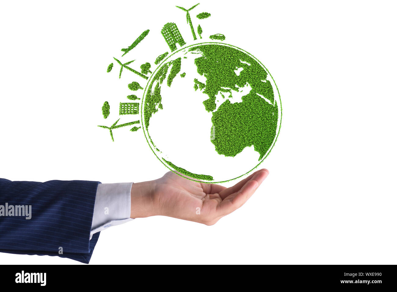 Concept of clean energy and environmental protection Stock Photo - Alamy