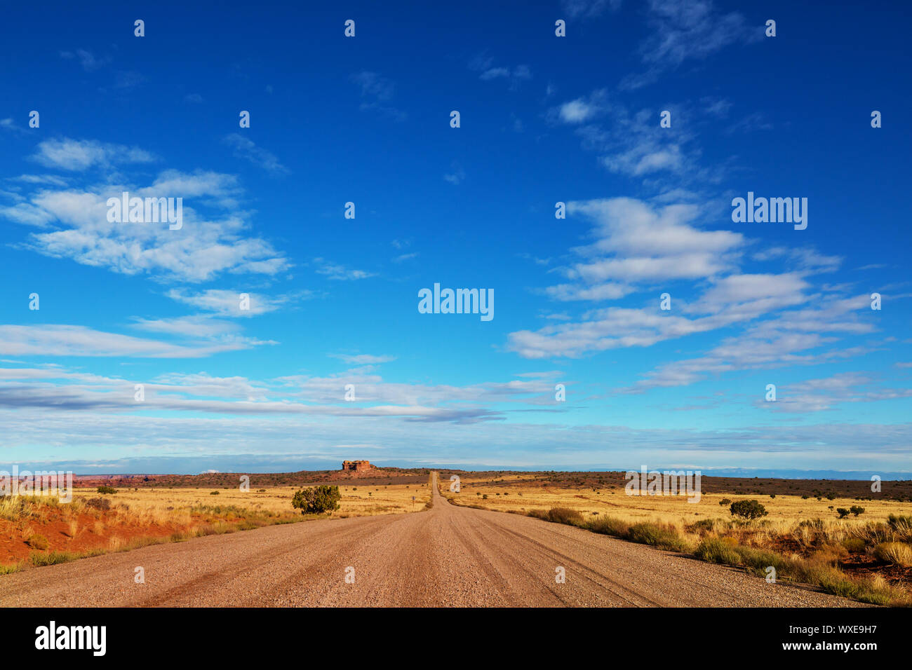 Road in prairie Stock Photo - Alamy
