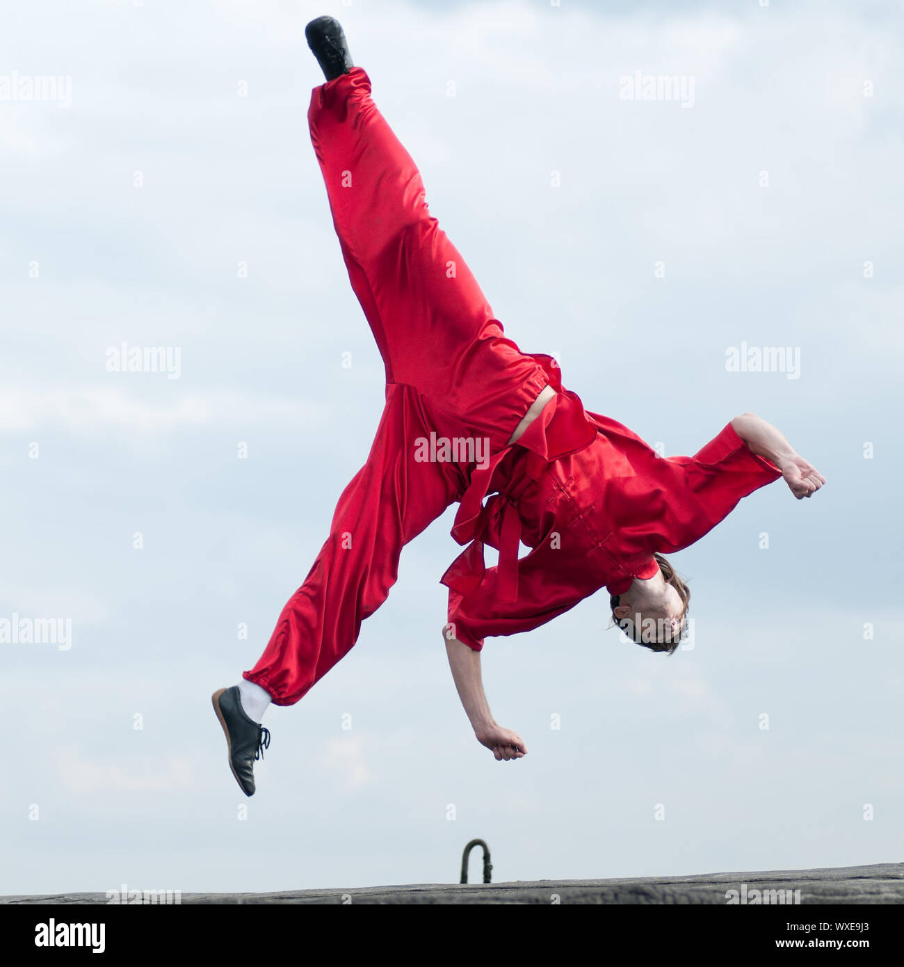 Kung Fu Jump High Resolution Stock Photography and Images - Alamy
